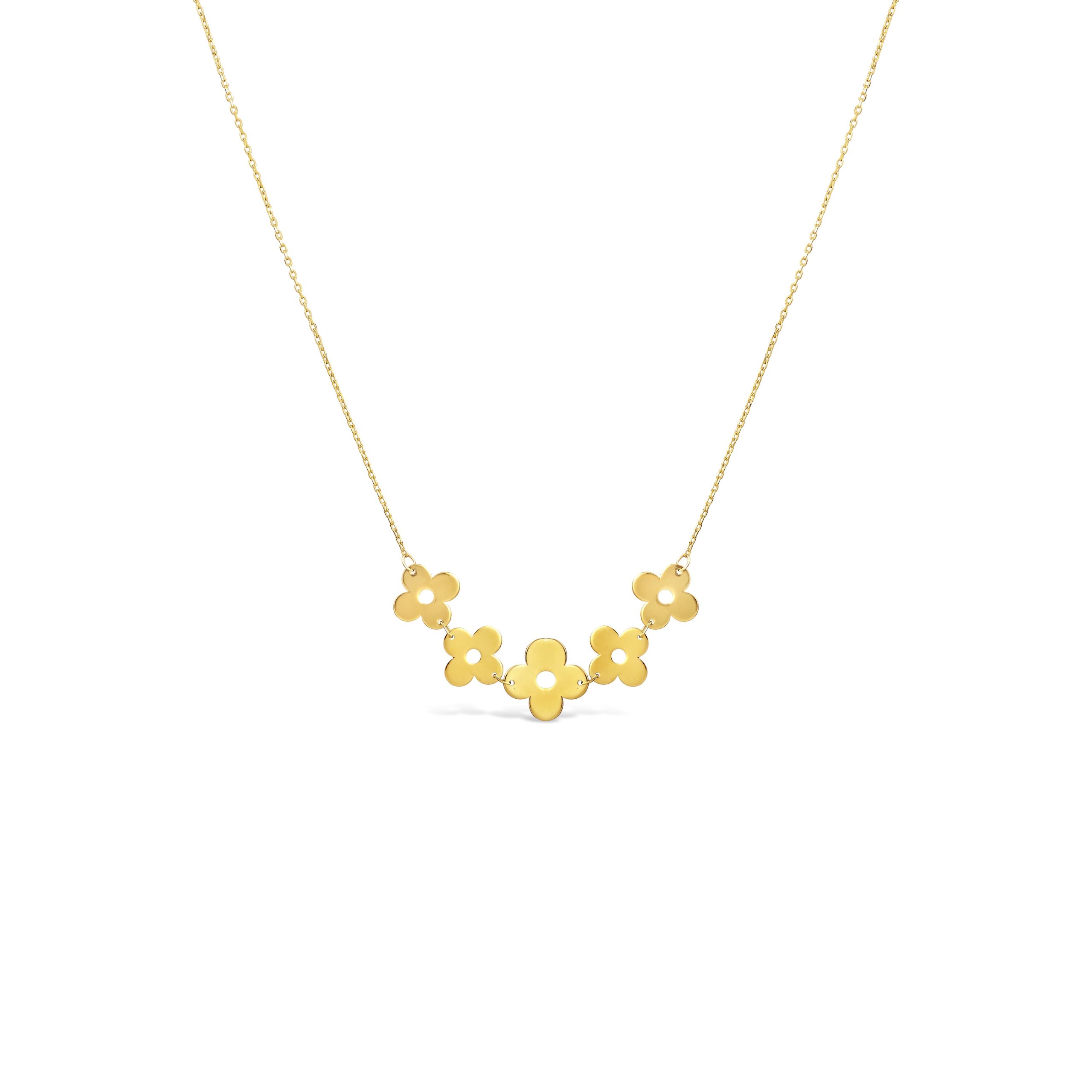 Flower Field Zlatna Ogrlica - 14 kt Zlato - Zlatarna Dodić