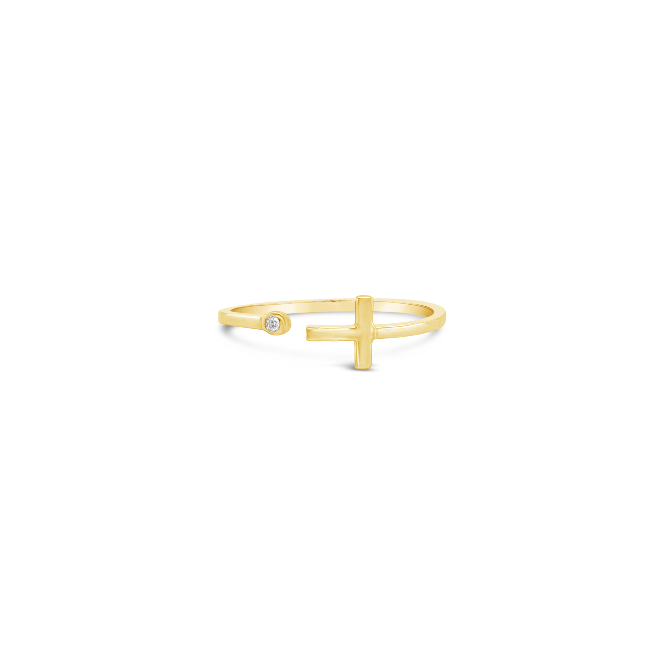 Faith Line zlatni prsten - 14 kt - Zlatarna Dodić